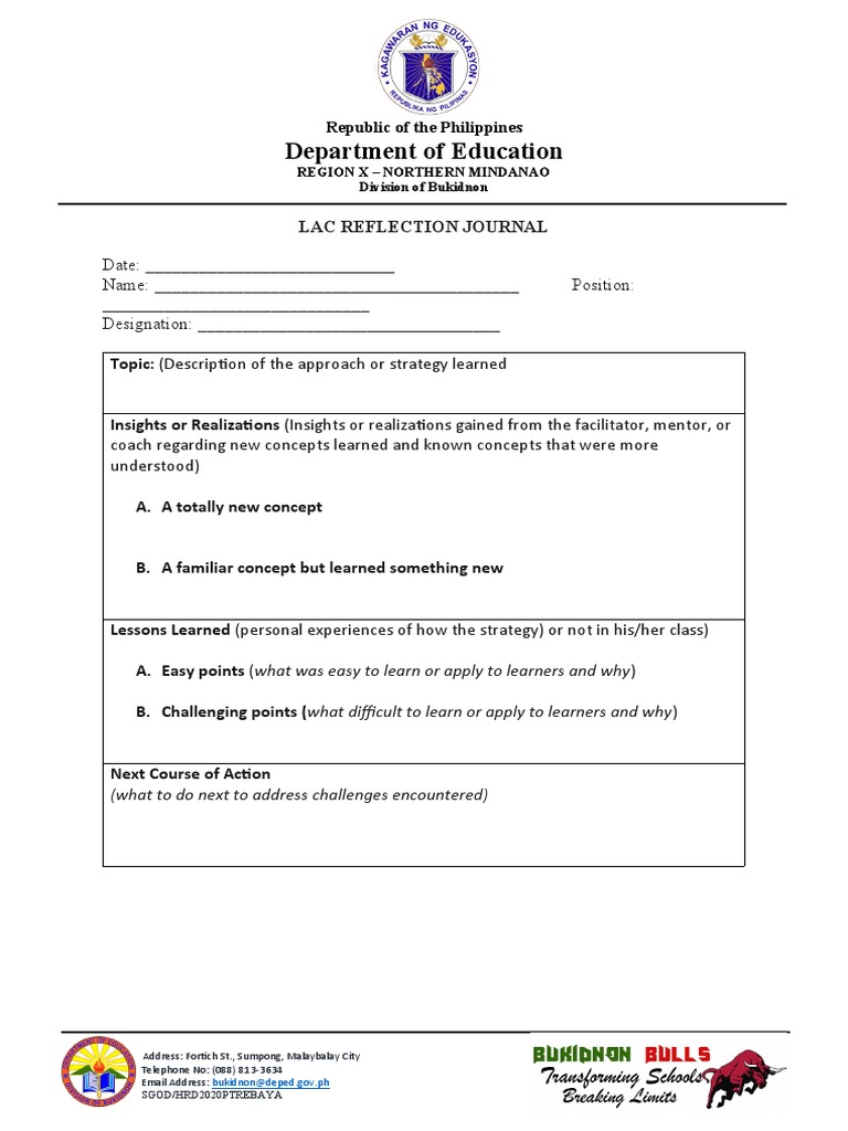 Department of Education: Republic of The Philippines | PDF