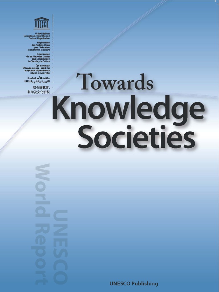 UNESCO Towards Knowledge Society | PDF | Society | Science
