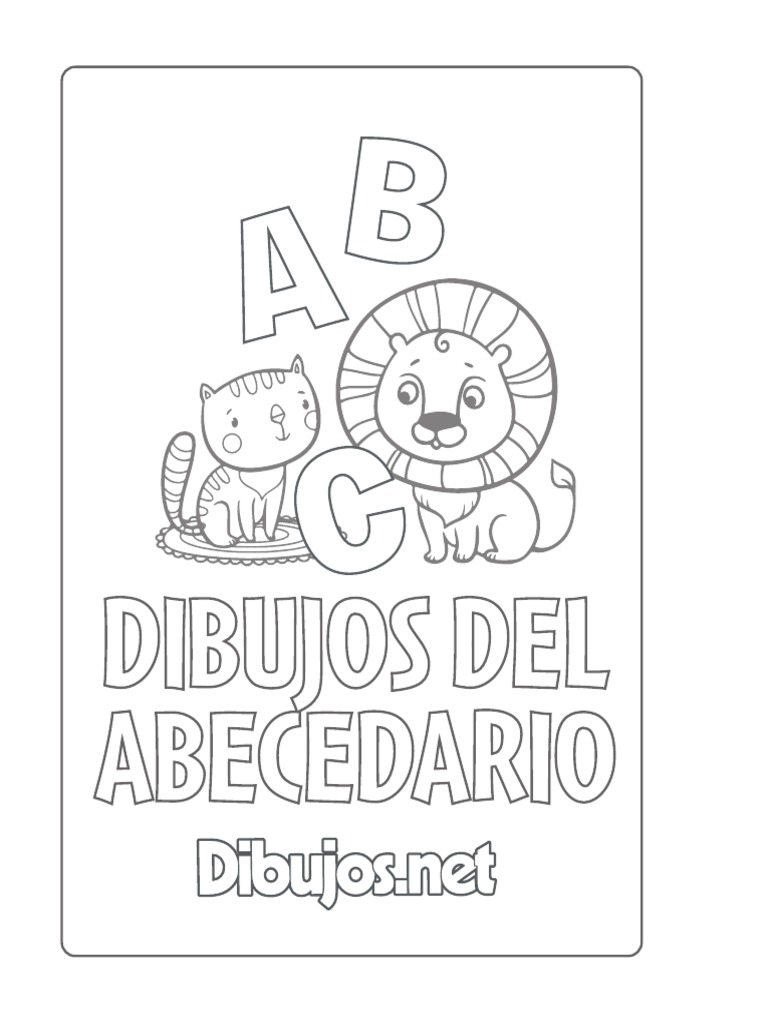Libro para Colorear Del Abecedario | PDF