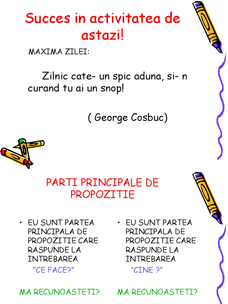 Acord Intre Subiect Si Predicat | PDF