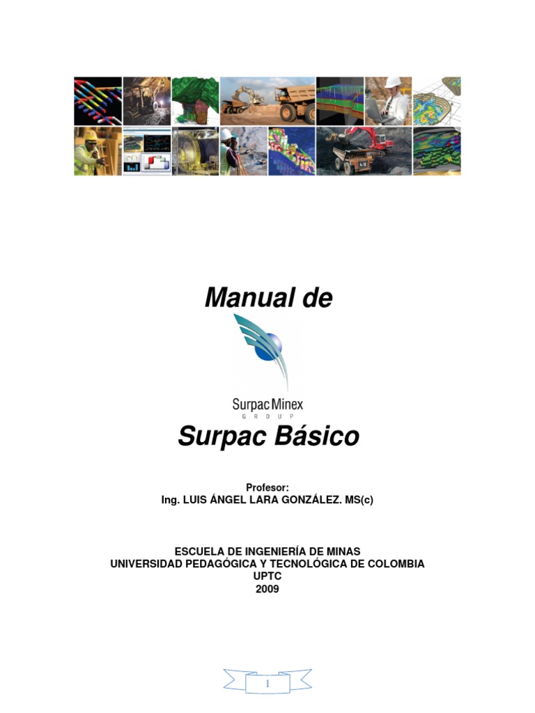 Manual Básico de Surpac Vision | PDF | Archivo de computadora | Ventana ...