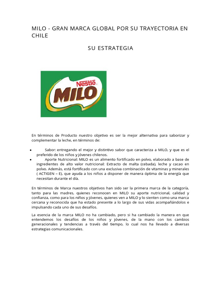 MILO | PDF