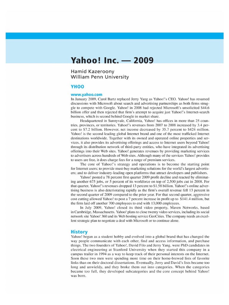 Yahoo | PDF