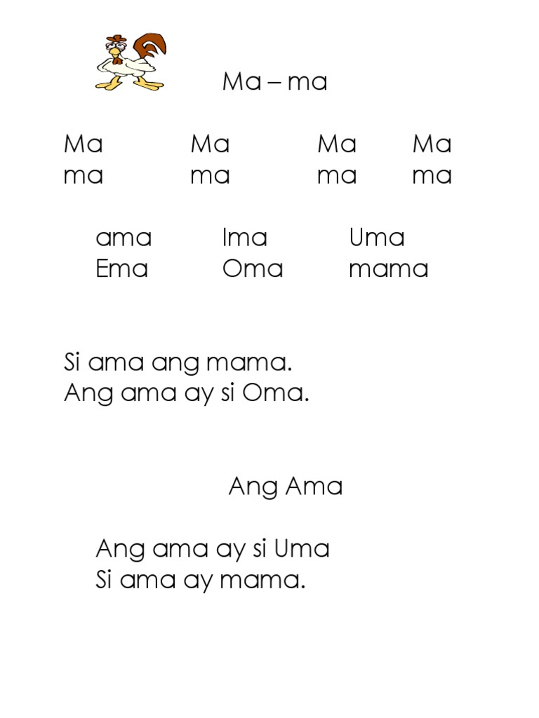 Filipino Beginning Reading | PDF