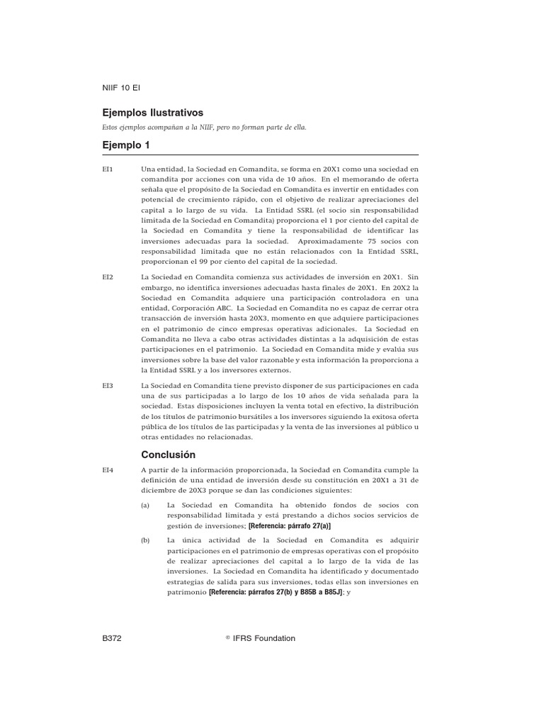 NIIF 10 2018 Libro Azul Ilustrado - Parte B | PDF | normas ...