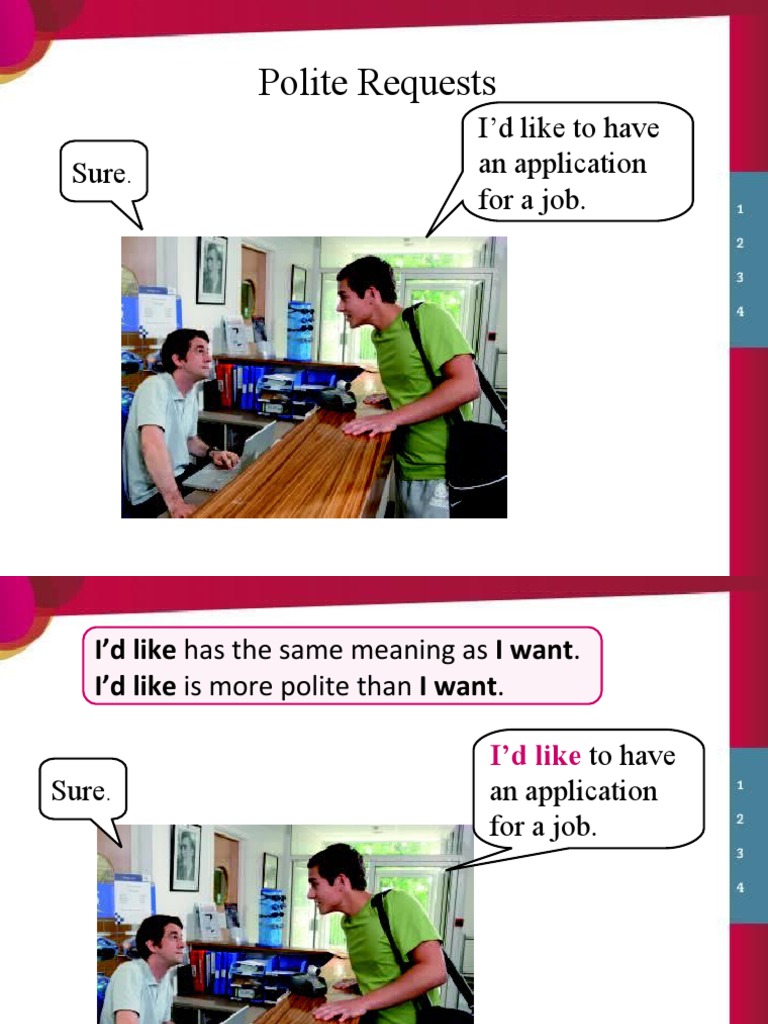 Polite Request Expressions Explained | PDF