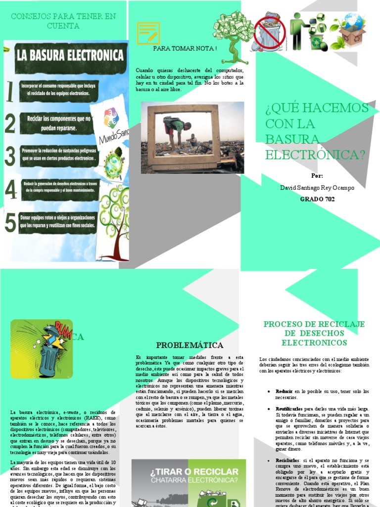 FOLLETO | PDF | Residuos | Cuestiones ambientales