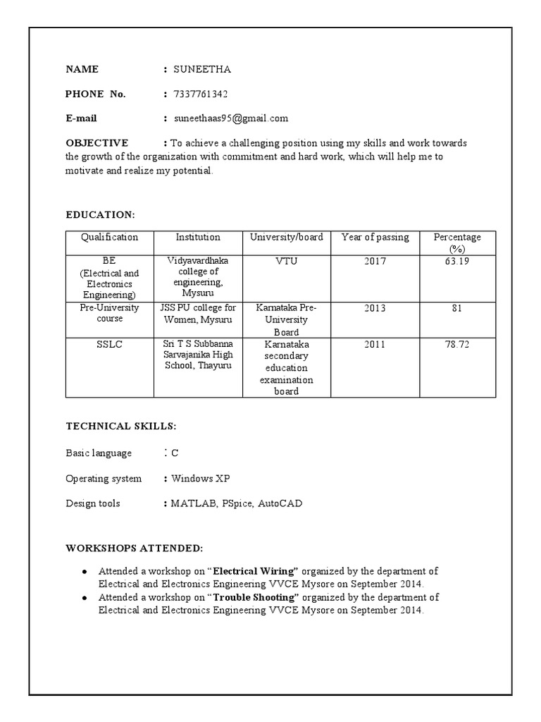 SS Resume | PDF | Automation | Engineering