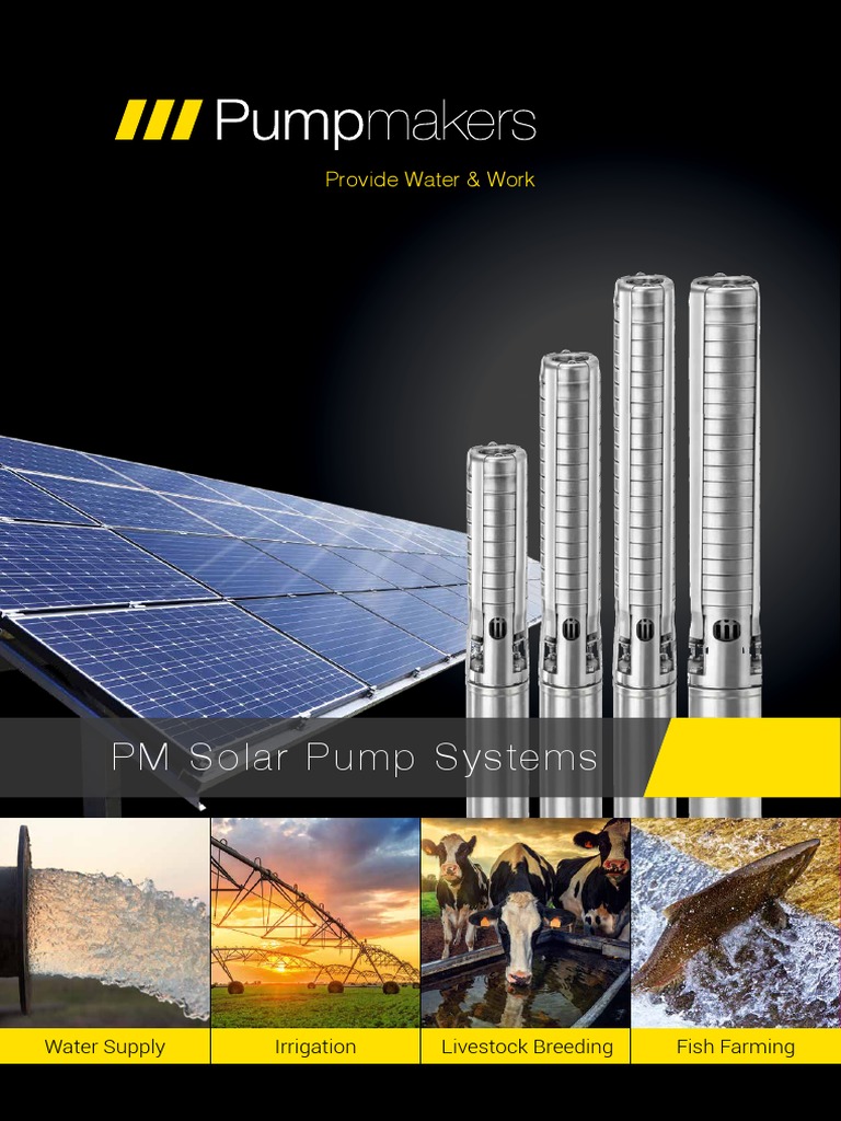 Pumpmakers PM Solar Pump Systems | PDF | Pump | Water
