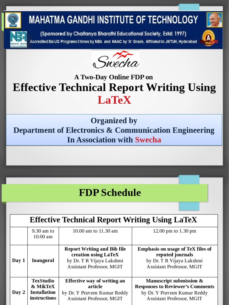 Effective LaTeX for Technical Reports | PDF | Written Communication ...