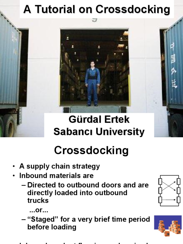 A Tutorial On Crossdocking | PDF | Warehouse | Logistics