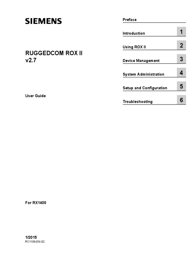 ROXII v2.7 RX1400 UserGuide 12455432222 | PDF | Command Line Interface ...