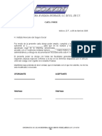 Carta Poder Simple Para Tramites IMSS | PDF