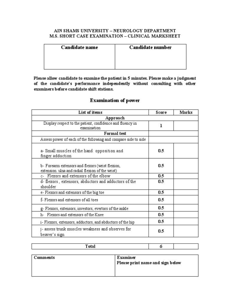 Candidate Name Candidate Number: A-Small Muscles of The Hand | PDF ...