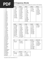 The 200 Most Common Words in English | PDF | English Language ...