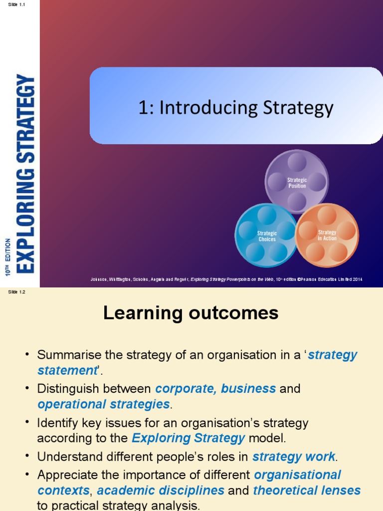 CH1-Introducing Strategy | PDF | Strategic Management | Microsoft Power ...