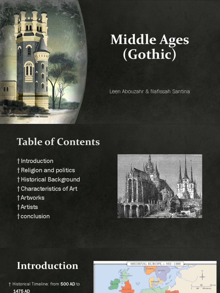 Middle Ages (Gothic) - History of Arts | PDF | Gothic Architecture ...