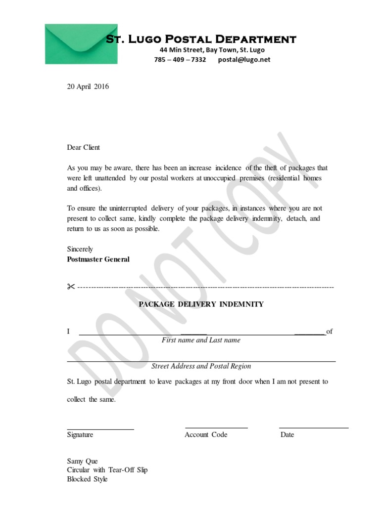 Addressing Package Theft Through Responsible Delivery and ...