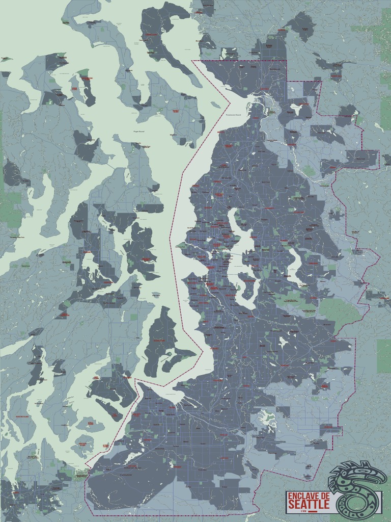 Shadowrun SeattleMap2 PDF | PDF | Nature