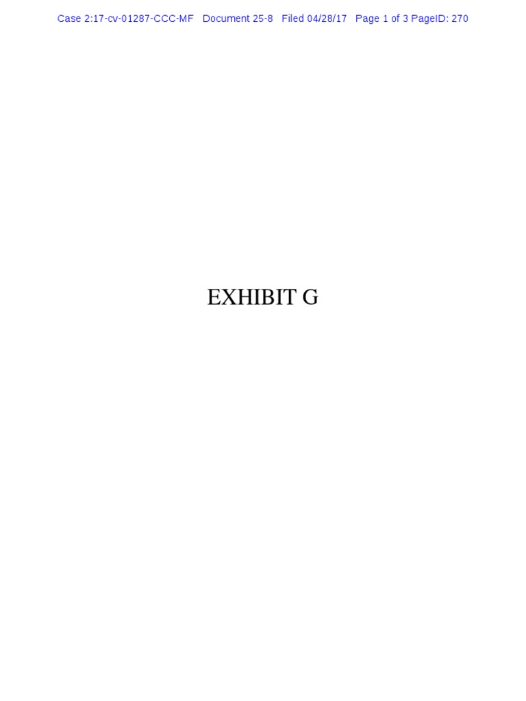 Exhibit G | PDF | Government | Justice