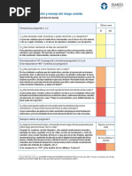 Escala Columbia | PDF | Suicidio | Sicología
