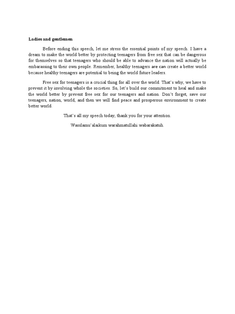 Conclusion Free Sex Pdf