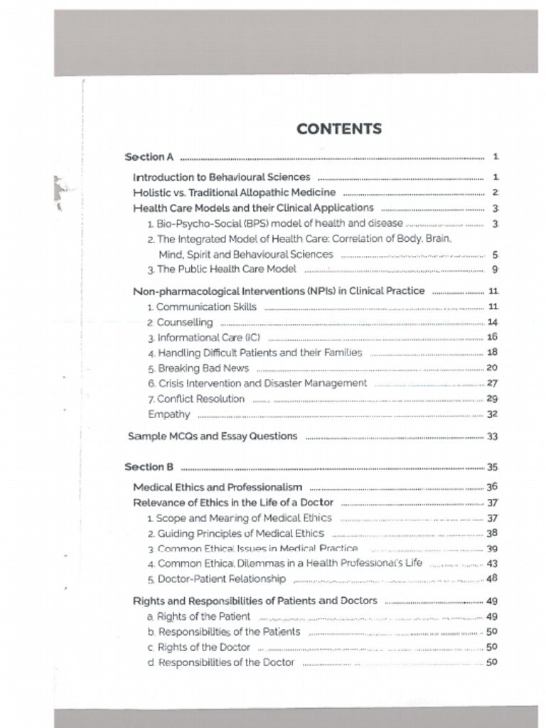 Behavioral Sciences (DR Mowadat Rana) (2nd) - 1-1 PDF | PDF | Stress ...