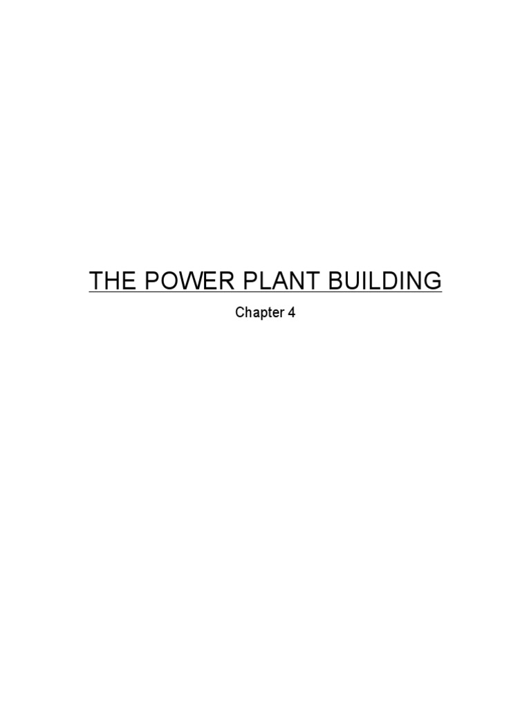 The Power Plant Building | PDF | Density | Metrology
