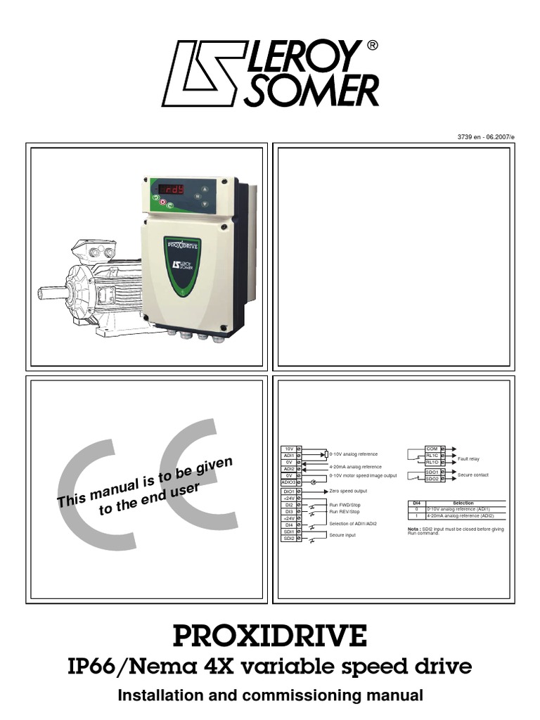 Proxidrive: IP66/Nema 4X Variable Speed Drive | PDF | Mains Electricity | Electromagnetic ...