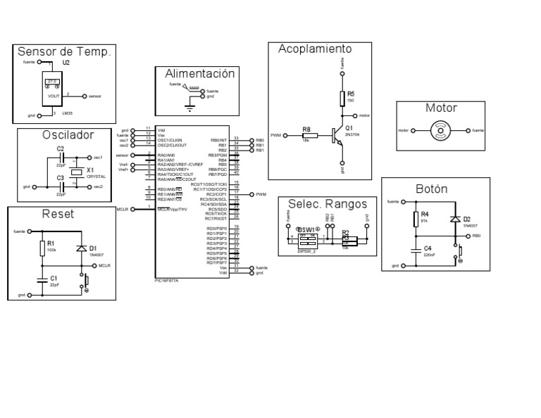 Microcontroladores-Esquema Control PWM Motor | PDF | Competiciones de ...