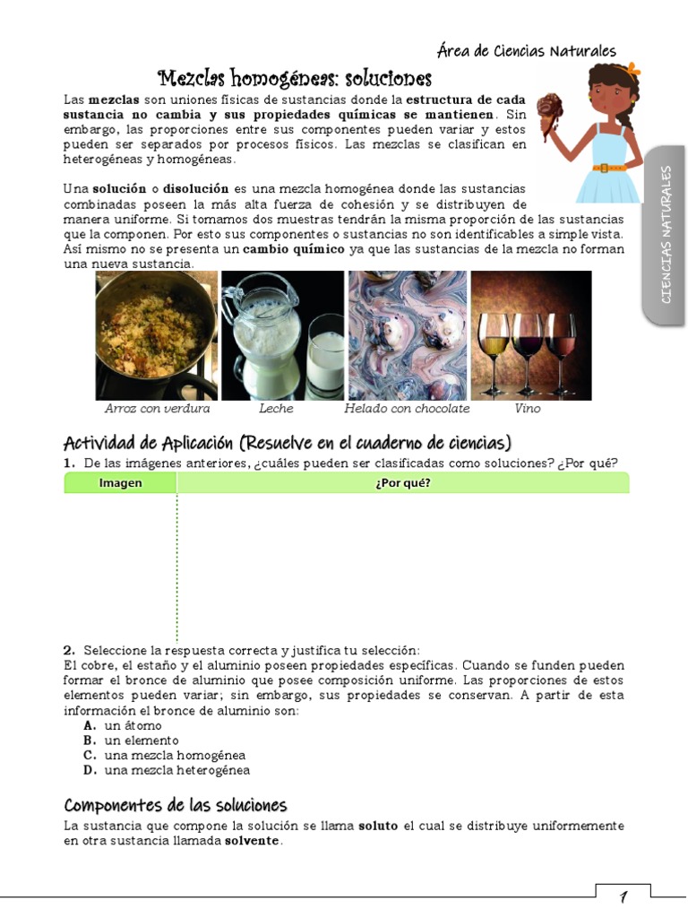 MEZCLAS y SOLUCIONES | PDF | Concentración | Mezcla
