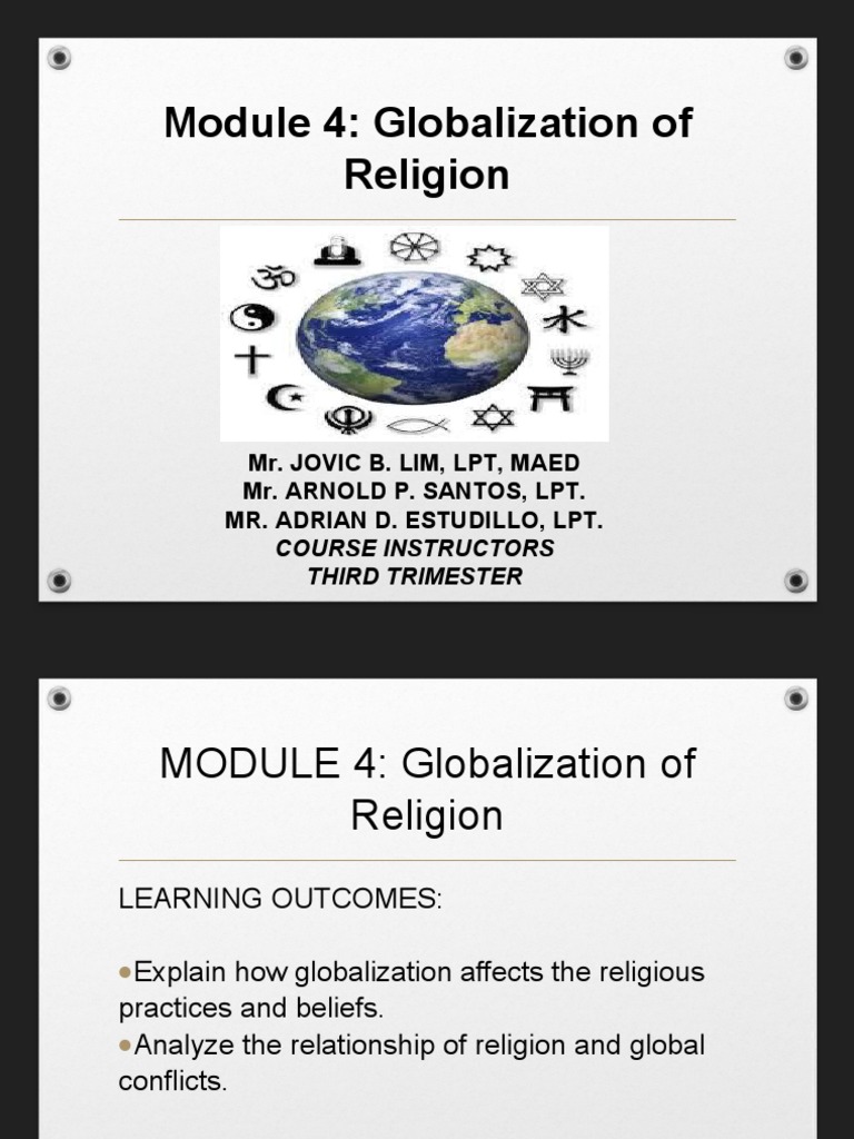 Globalization of Religion | PDF | Religious Pluralism | Globalization