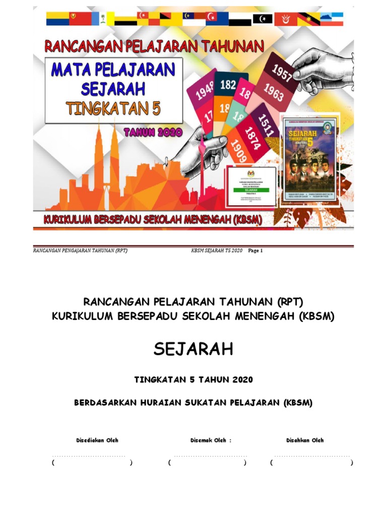 Zon A T5 RPT 2020 SEJ Edited (TeamRPT) | PDF