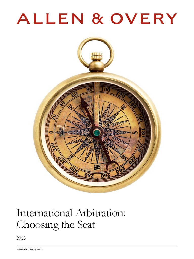International Arbitration Choosing The Seat 12357 | PDF | Arbitration ...