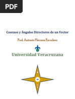 Ángulos Directores de Vectores 3D | PDF | Vector Euclidiano | Ángulo