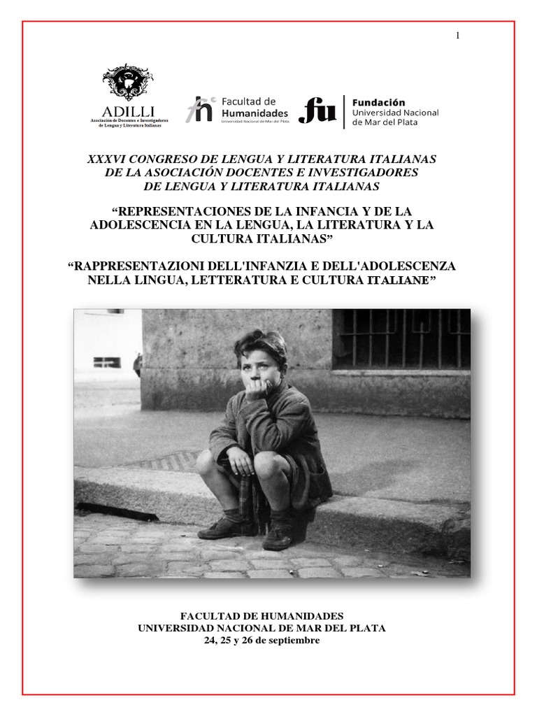 SEGUNDA CIRCULAR XXXVI CONGRESO ADILLI MAR DEL PLATA Difusión | PDF ...