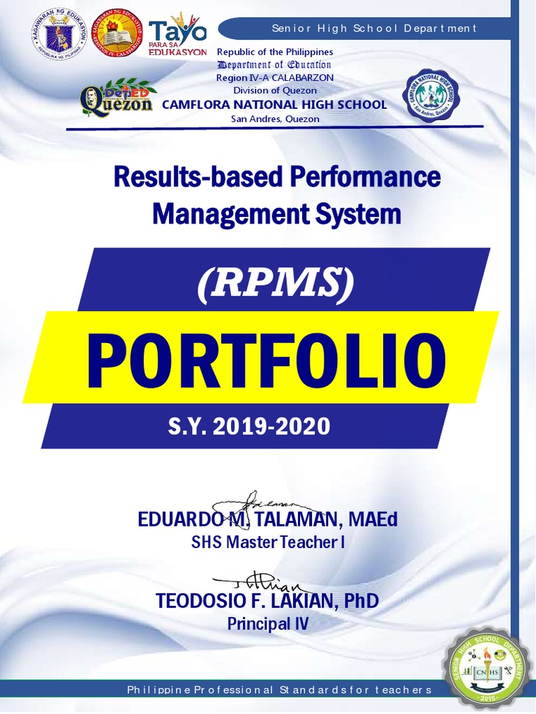 Results-Based Performance Management System: Portfolio | PDF