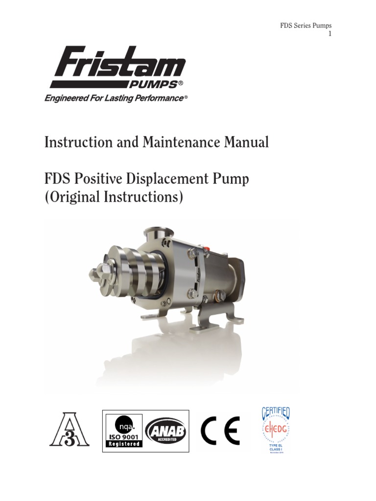 Catalogo Fristam FDS Doble Tornillo | PDF | Pump | Screw