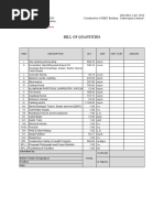 BOQ CSI 16 Divisions MasterFormat | PDF