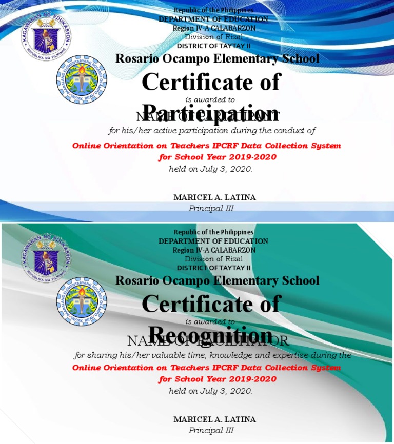 CERT For IPCRF Roll Out | PDF