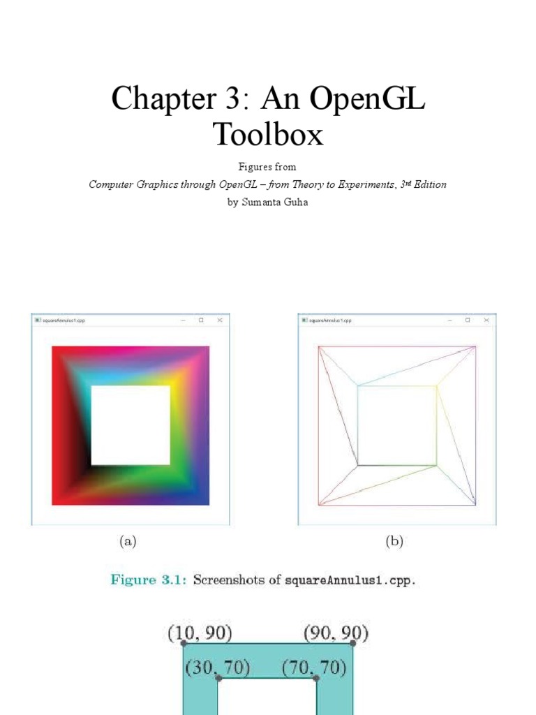 Chapter 3: An Opengl Toolbox: Computer Graphics Through Opengl - From Theory To Experiments, 3 ...