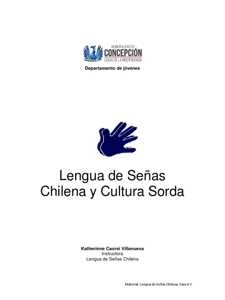 1 Clase de LSCH PDF | PDF | Lenguaje de señas | Semiótica