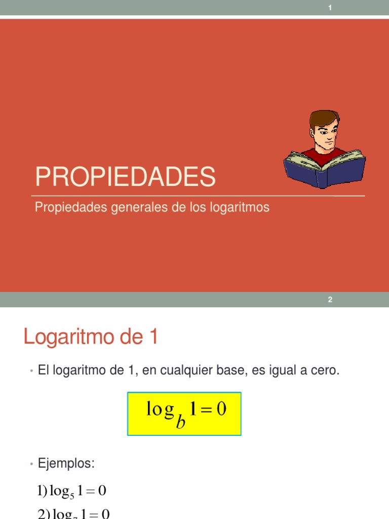 Propiedades de Los Logaritmos | PDF | Logaritmo | Exponenciación