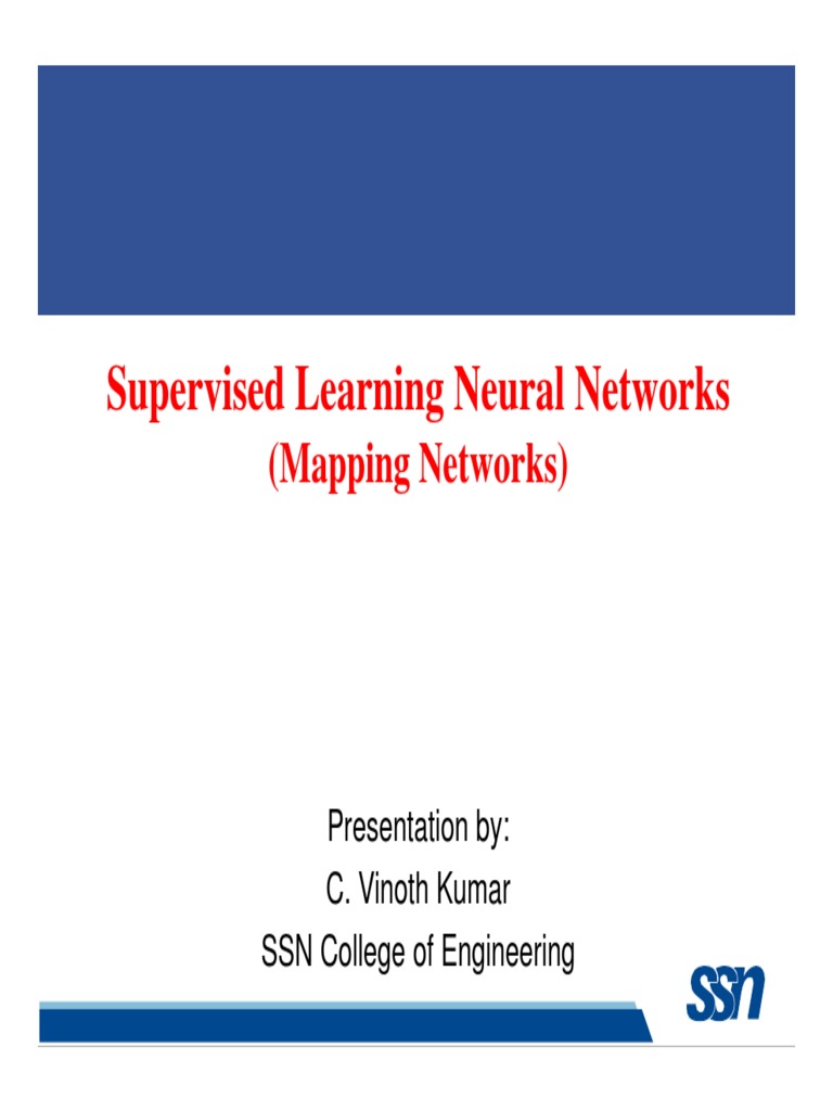 Supervised Learning Neural Networks Pdf Computational Science Statistical Classification