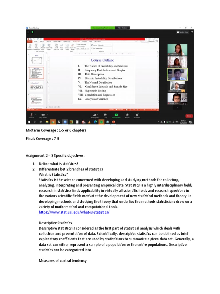 Educ 202 | PDF | Statistics | Analysis