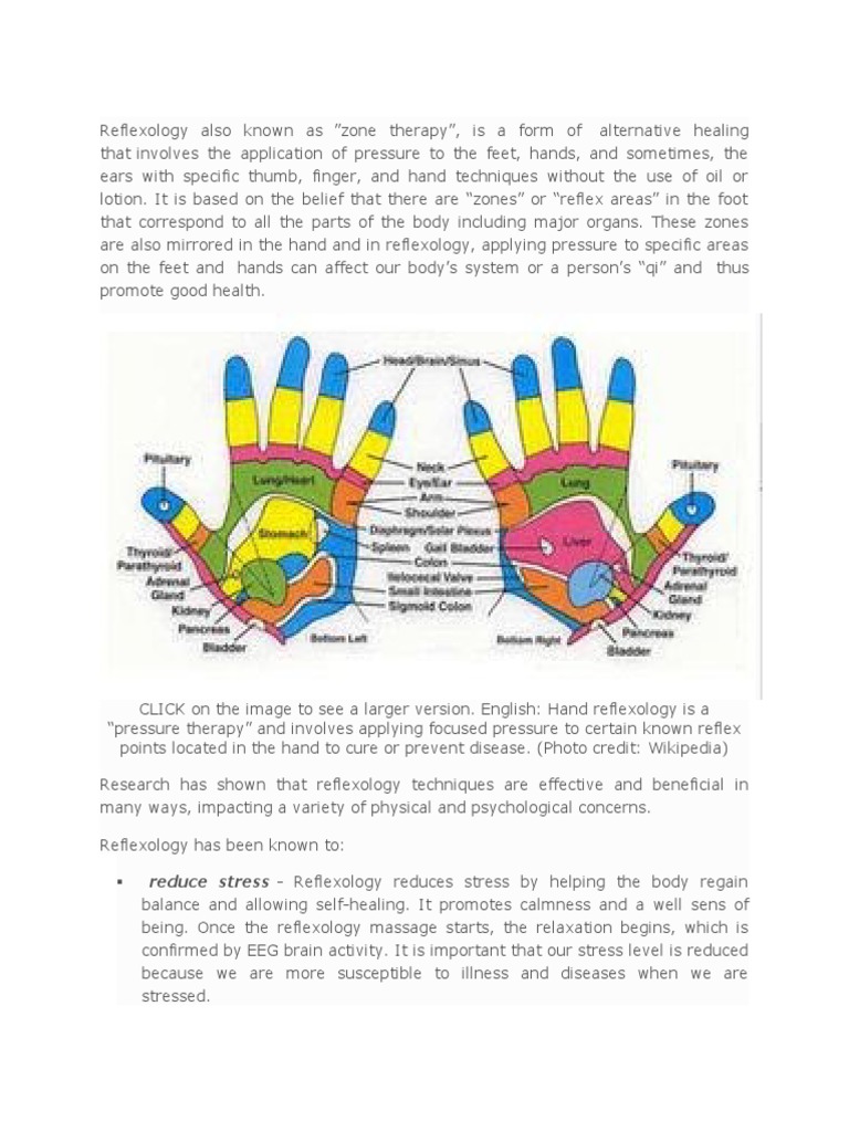Reduce Stress - Reflexology Reduces Stress by Helping The Body Regain ...