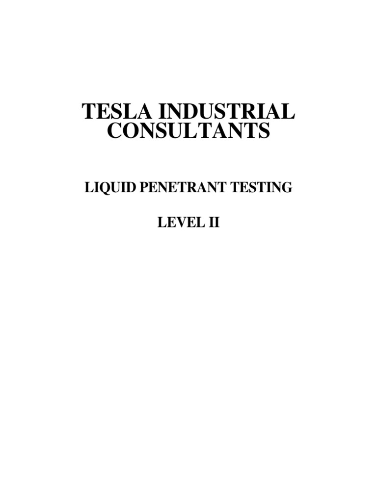 PT - Level II PDF | PDF | Nondestructive Testing | Ultraviolet