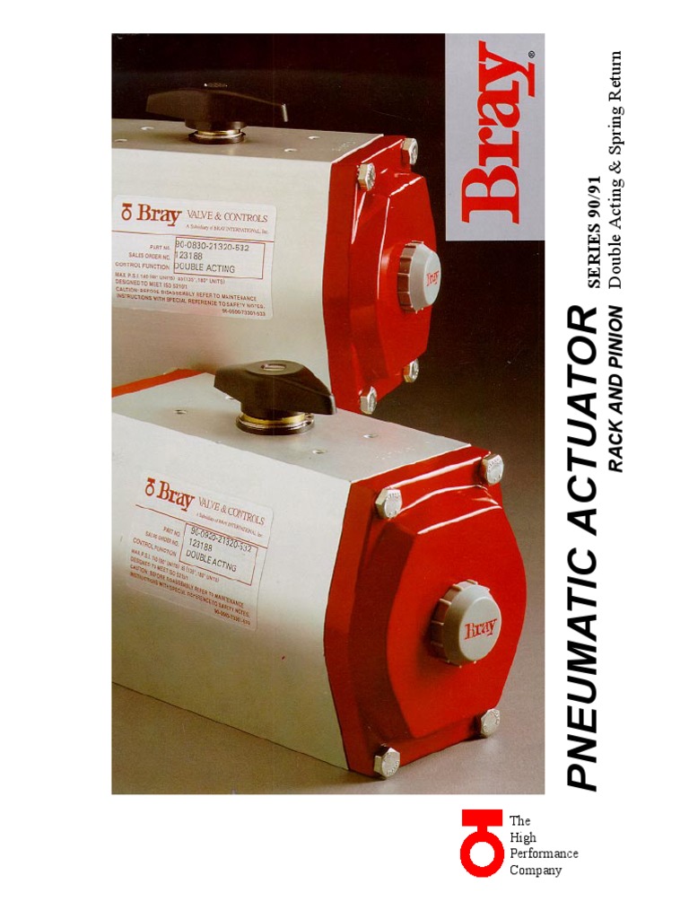 Bray Actuator 90 | PDF | Actuator | Screw