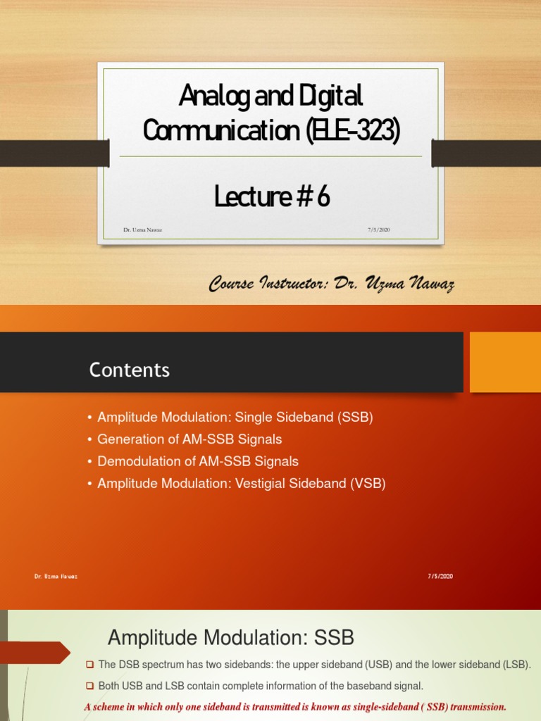 Understanding Single Sideband Modulation and Demodulation Techniques ...