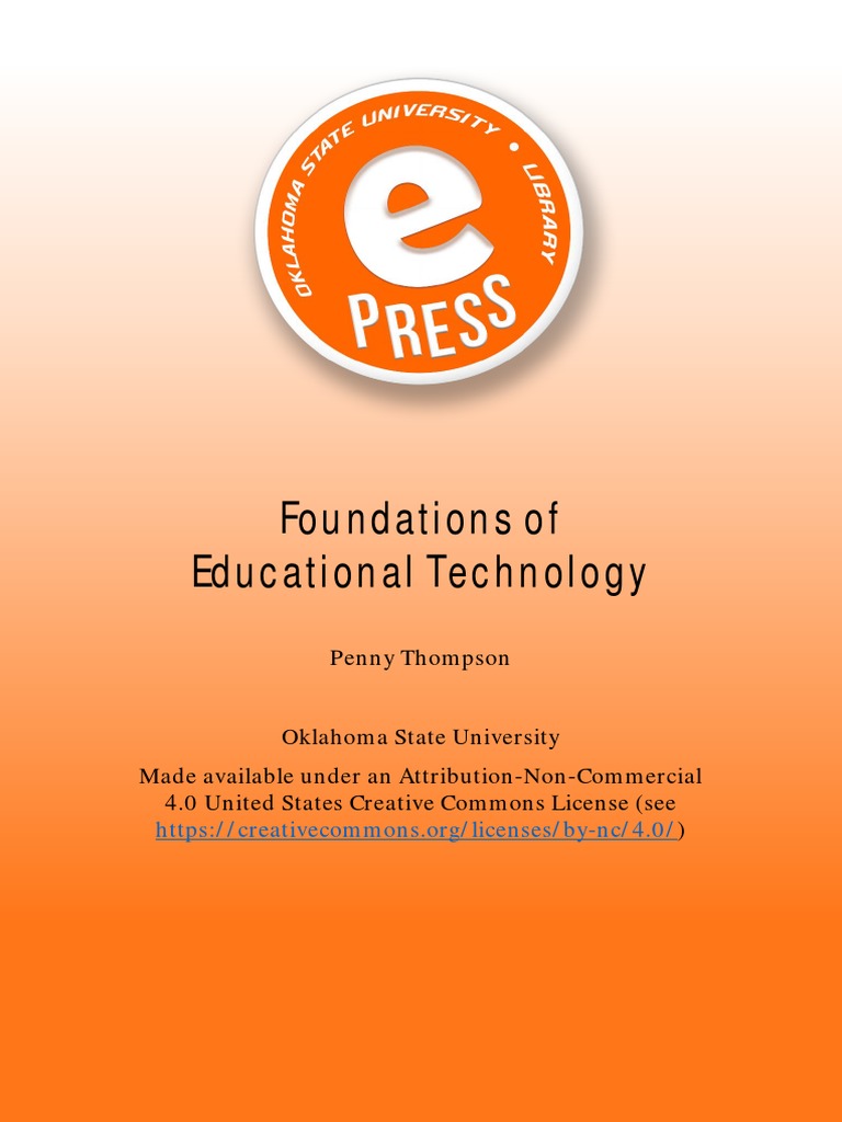Foundations of Educational Technology 2018 | PDF | Classical ...